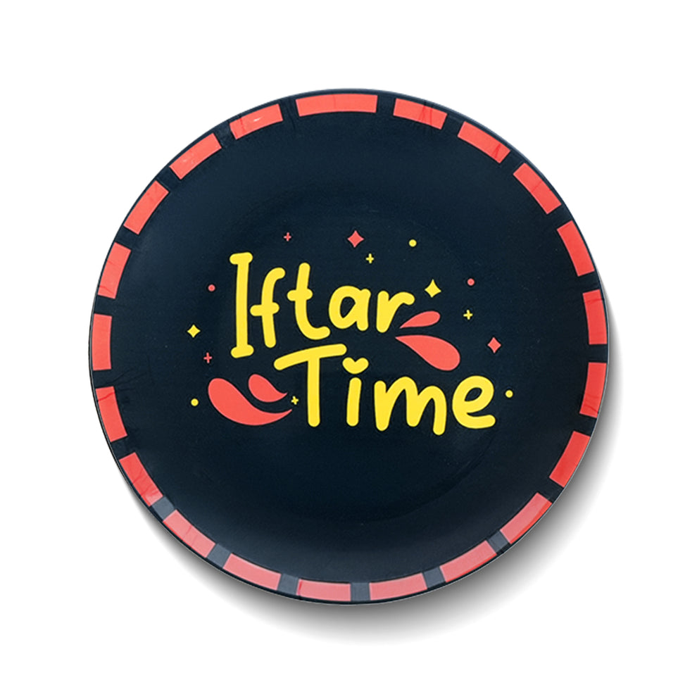 Kids Iftar Time Dinning Plate Red & Yellow – Patex Studios